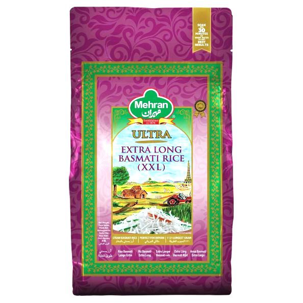 Extra Long Basmati Rice – Mehran – 10 lbs ( برنج باسماتی دانه بلند ...