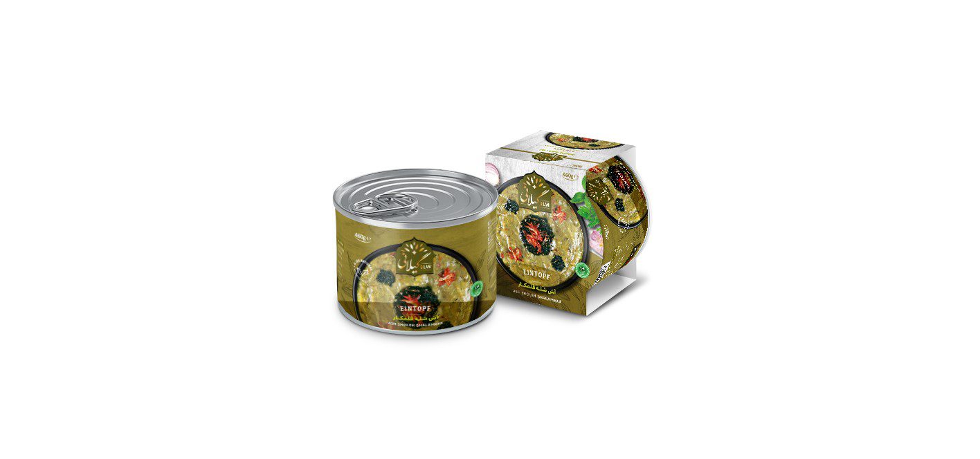 Ash Shole Ghalamkar – Gilani – 460 g ( کنسرو آش شله قلمکار گیلانی ...